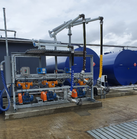 Bottom Loading Skid | Pump & Tank Technologies Limited
